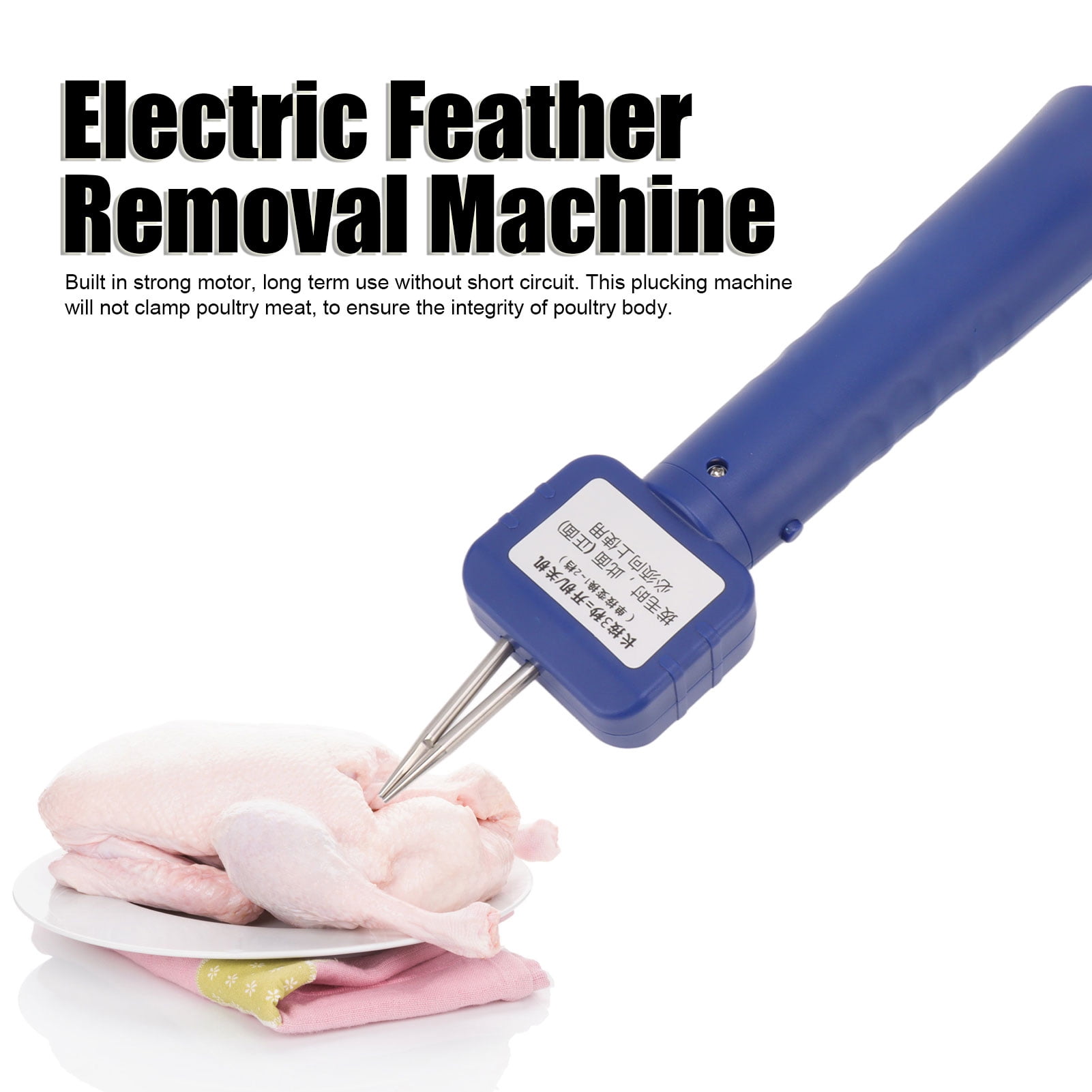 Electric Poultry Plucker, Fast Removal For Chicken, Turkey Quail, 180W ...