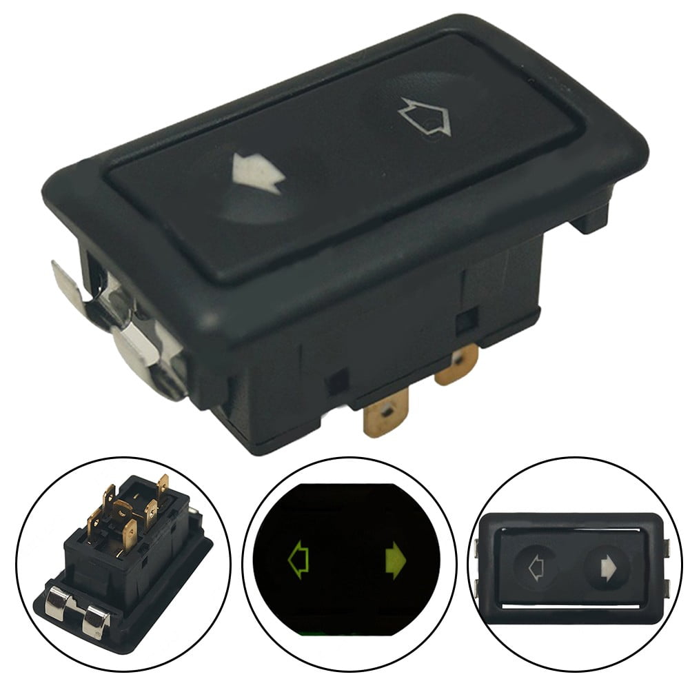 Electric Power For Window Switch Button for All Autos with Green LED ...