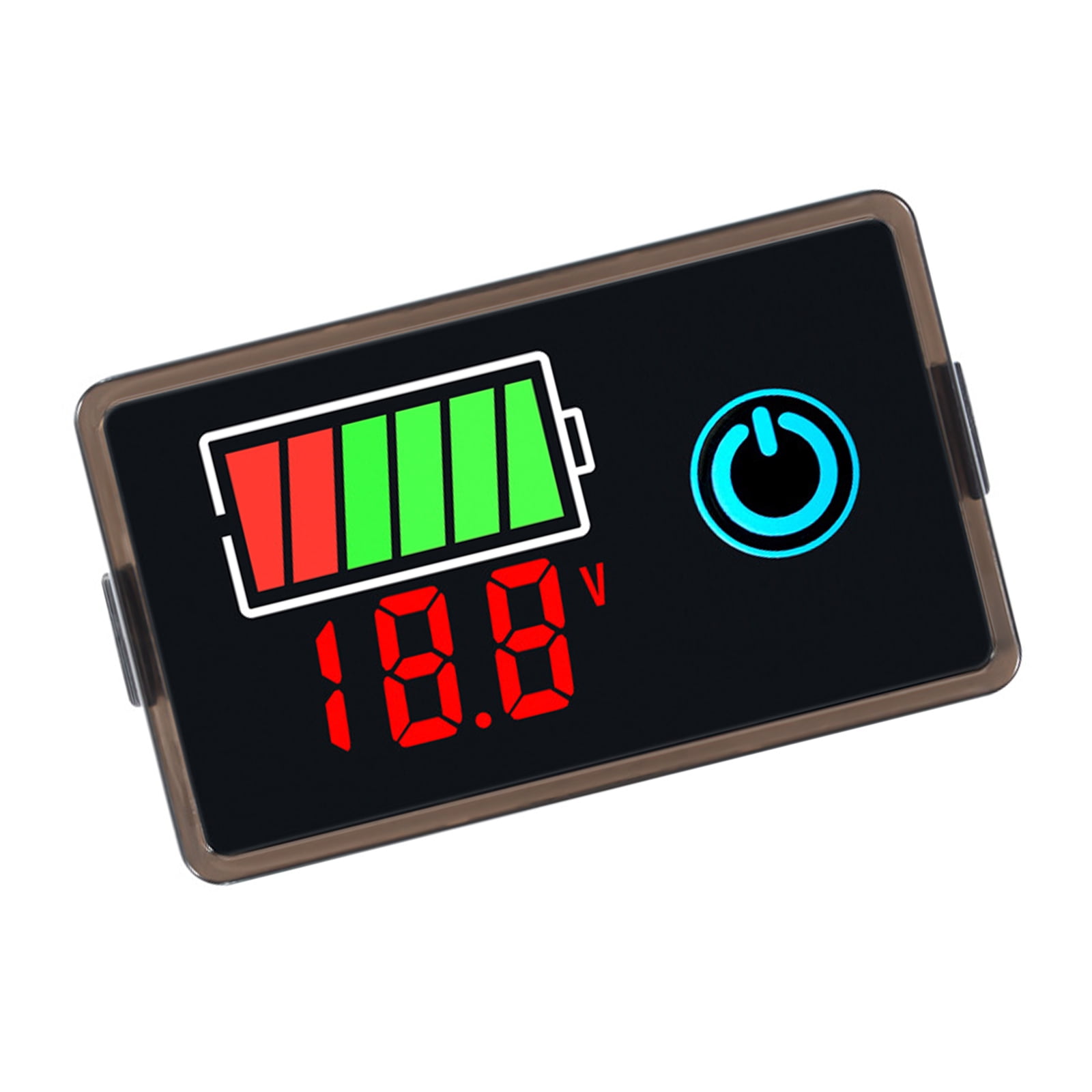 Electric Power Gauge Digital Voltmeters Current Meter Tester with Clear ...