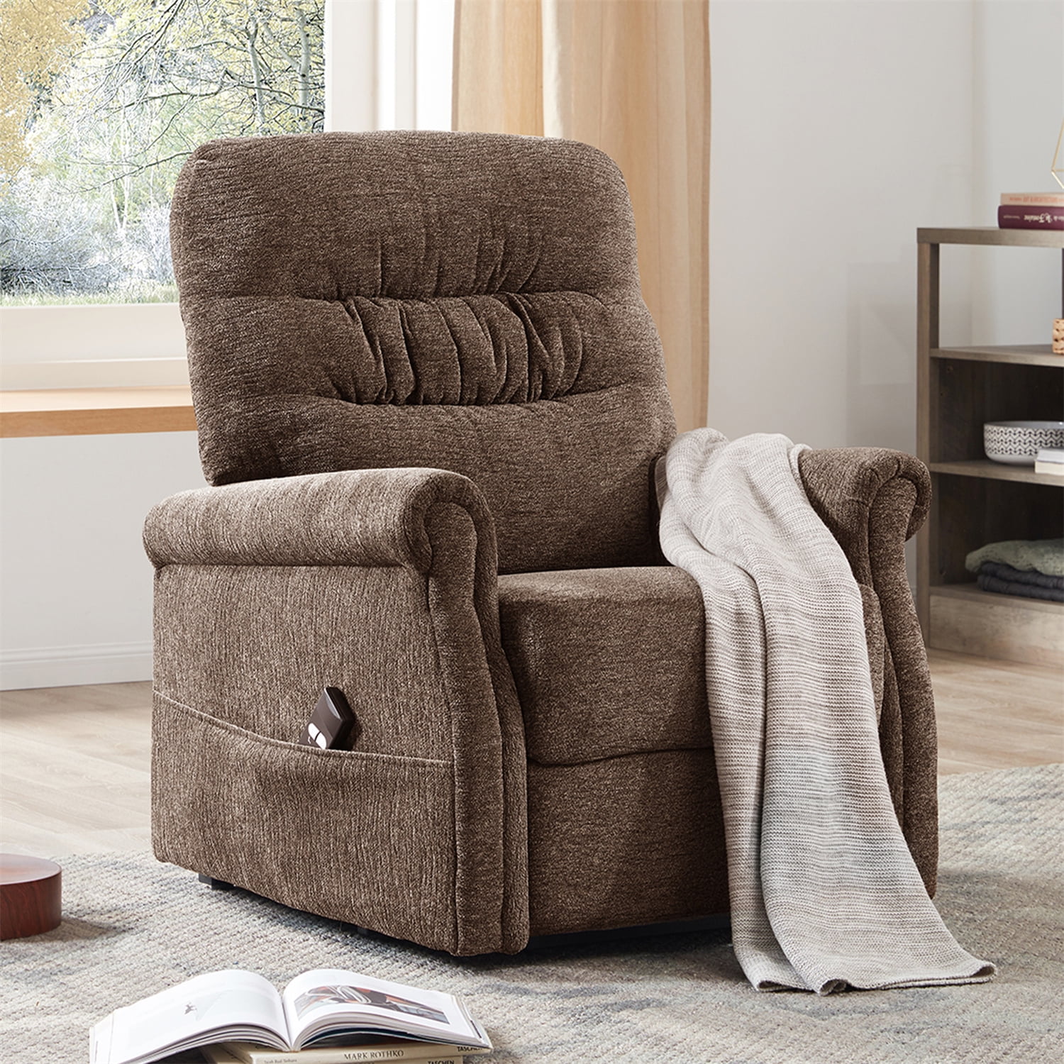 Electric Power Lift Chair Recliner Sofa for Elderly, Motorized Living ...