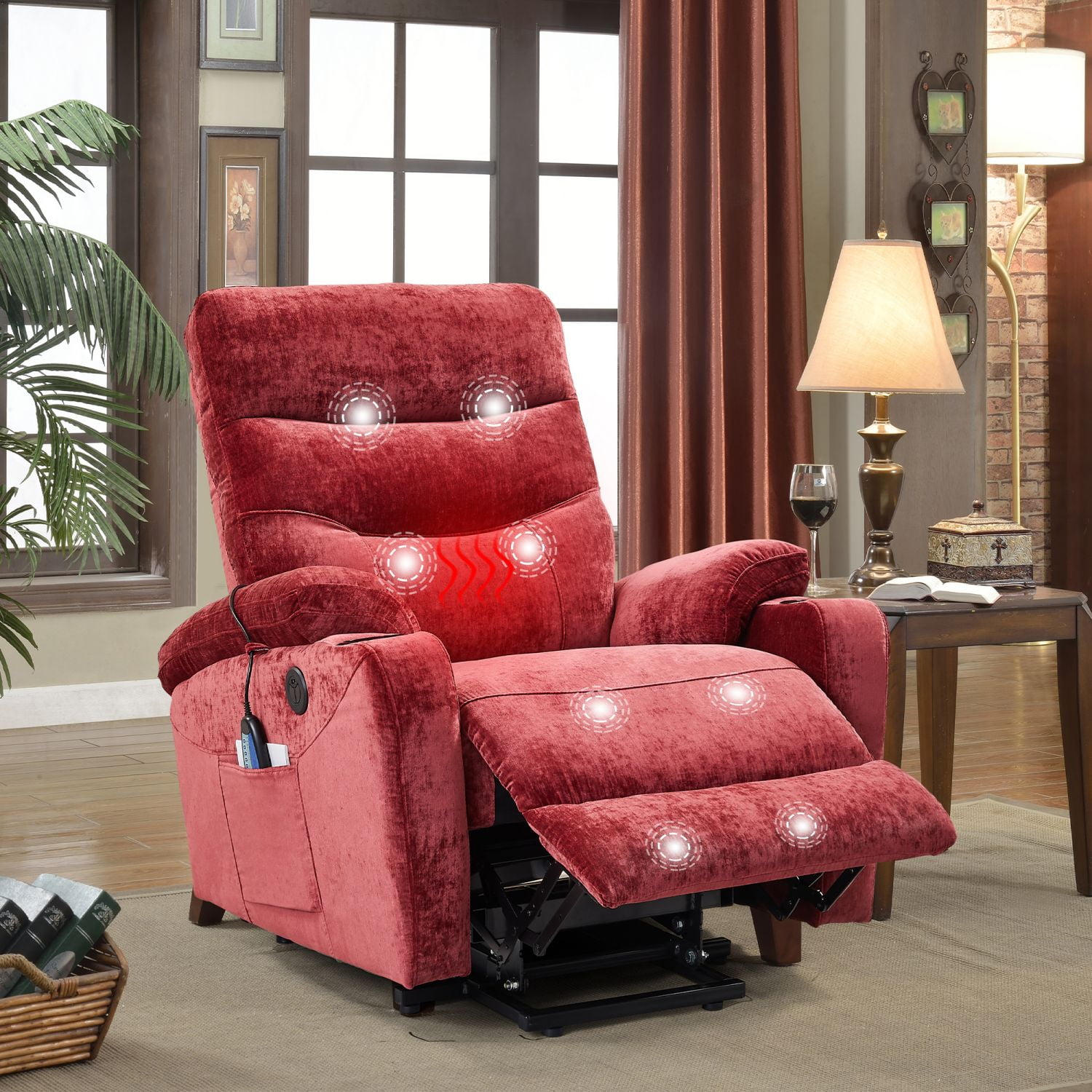 Electric Power Lift Recliner Chair for Elderly, Reclining Sofa Chair ...