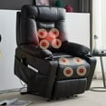 Electric Power Lift Recliner Chair, Modern Sofa with 8 Point Vibration ...