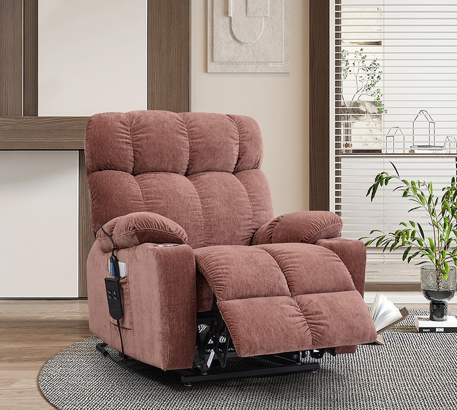 Electric Power Lift Recliner Chair with Massage and Heat for Elderly ...