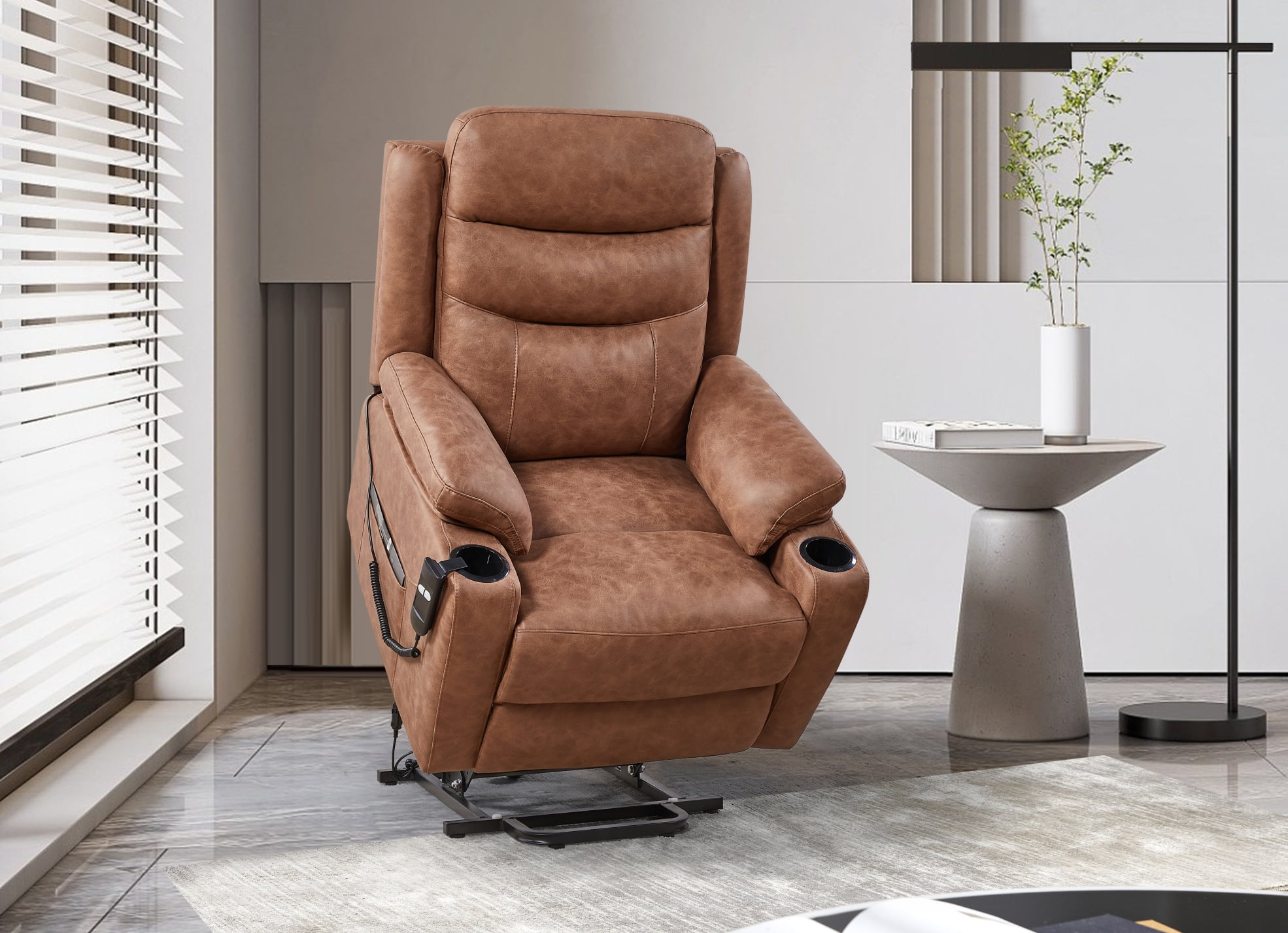 Electric Power Lift Recliner Sofa Chair with Motor and USB Ports ...