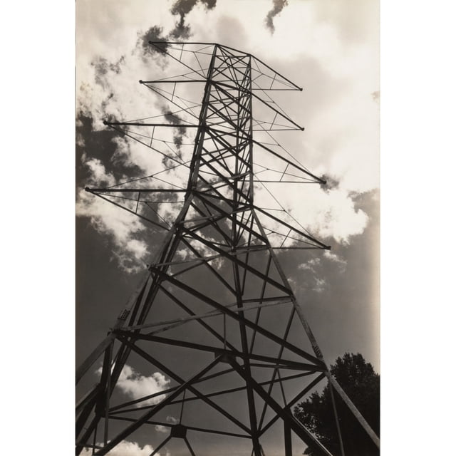 Electric Power Line Tower Transmitting Electricity Generated By ...