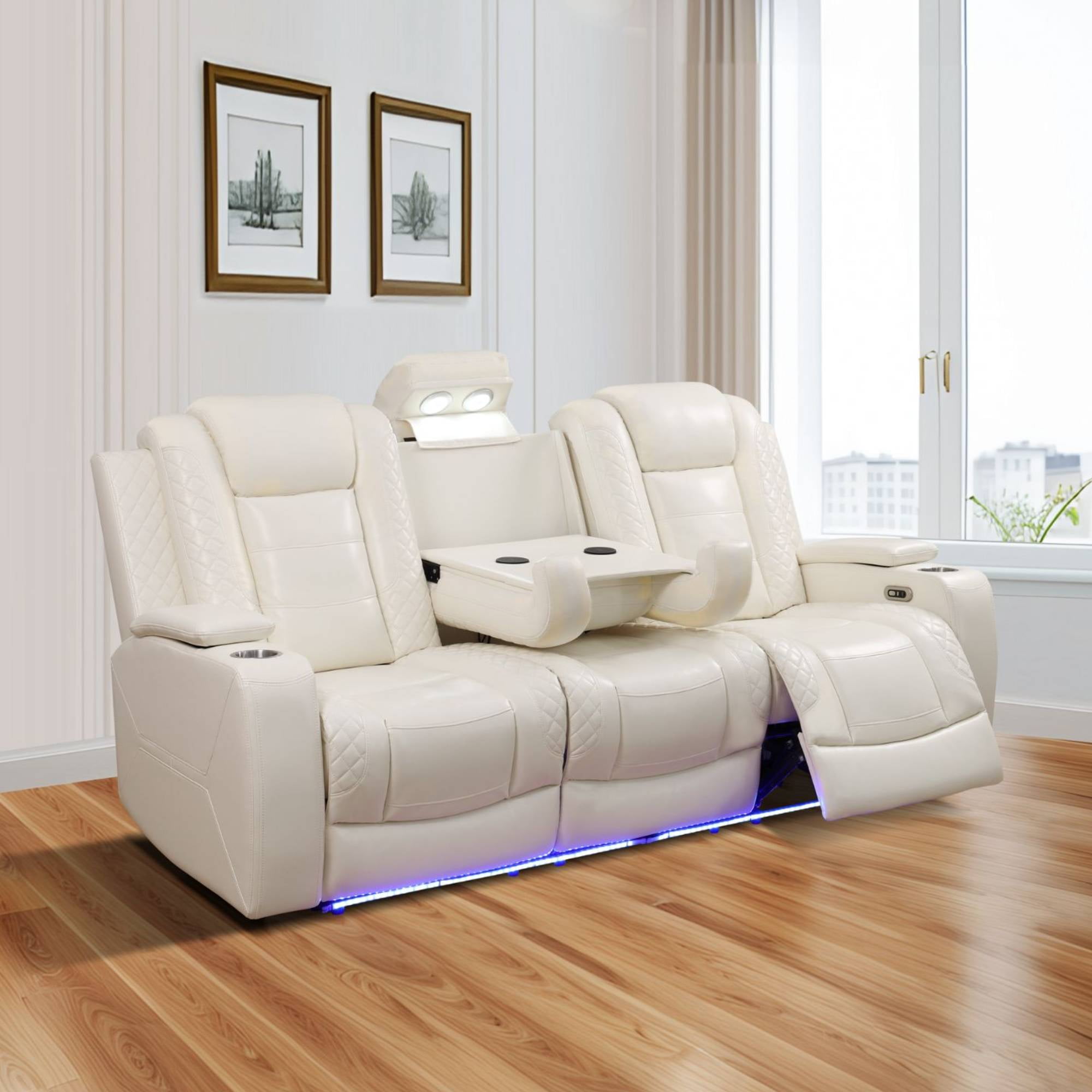 Electric Power Recliner Chair Living Room Reclining Sofa Chair, Comfy ...
