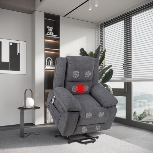 Electric Power Recliner Chair With Massage For Elderly ,Remote Control ...