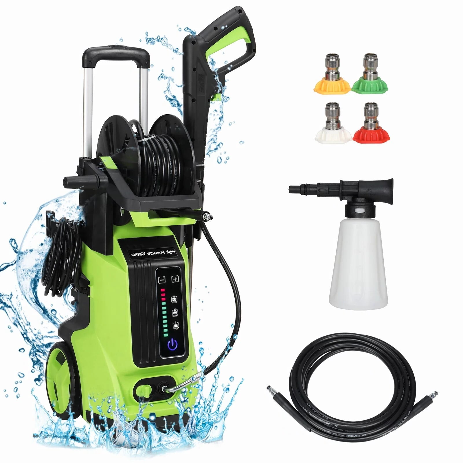 Electric Power Washer,DFITO 3800 PSI Max 2.6 GPM Electric Pressure ...