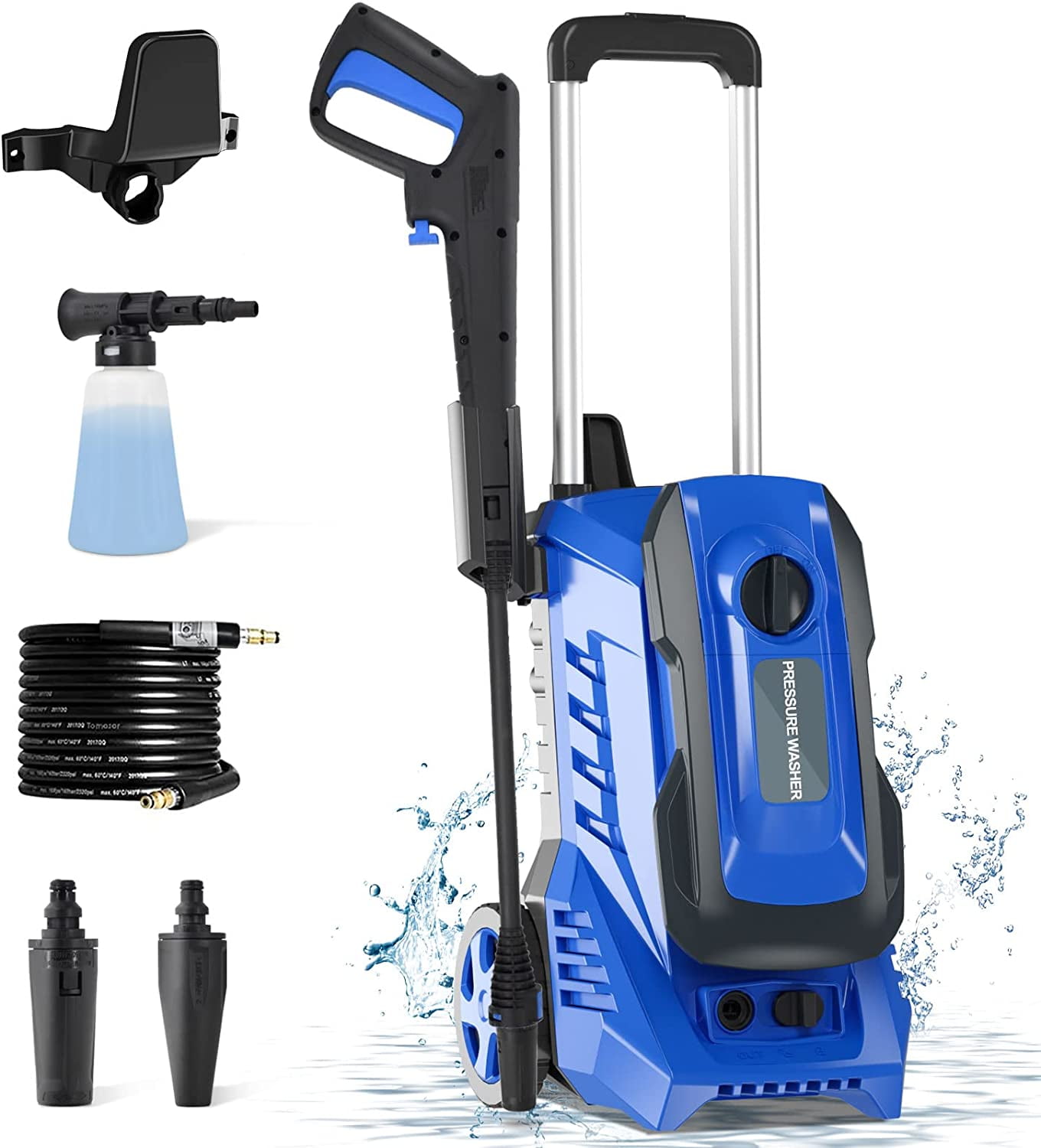 Electric Power Washers - 3500 PSI 2.6 GPM High Pressure Washer for Car ...