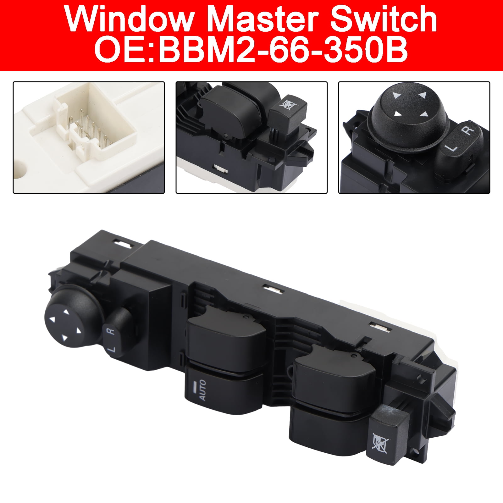 Electric Power Window Master Switch BBM2-66-350B For Mazda 3 2010 2011 ...