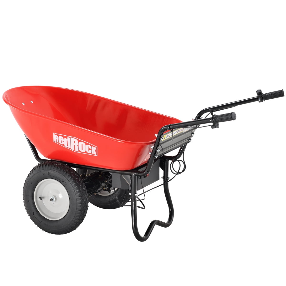 Electric Powered Wheelbarrow, Utility Cart Material Debris Hauler Power ...