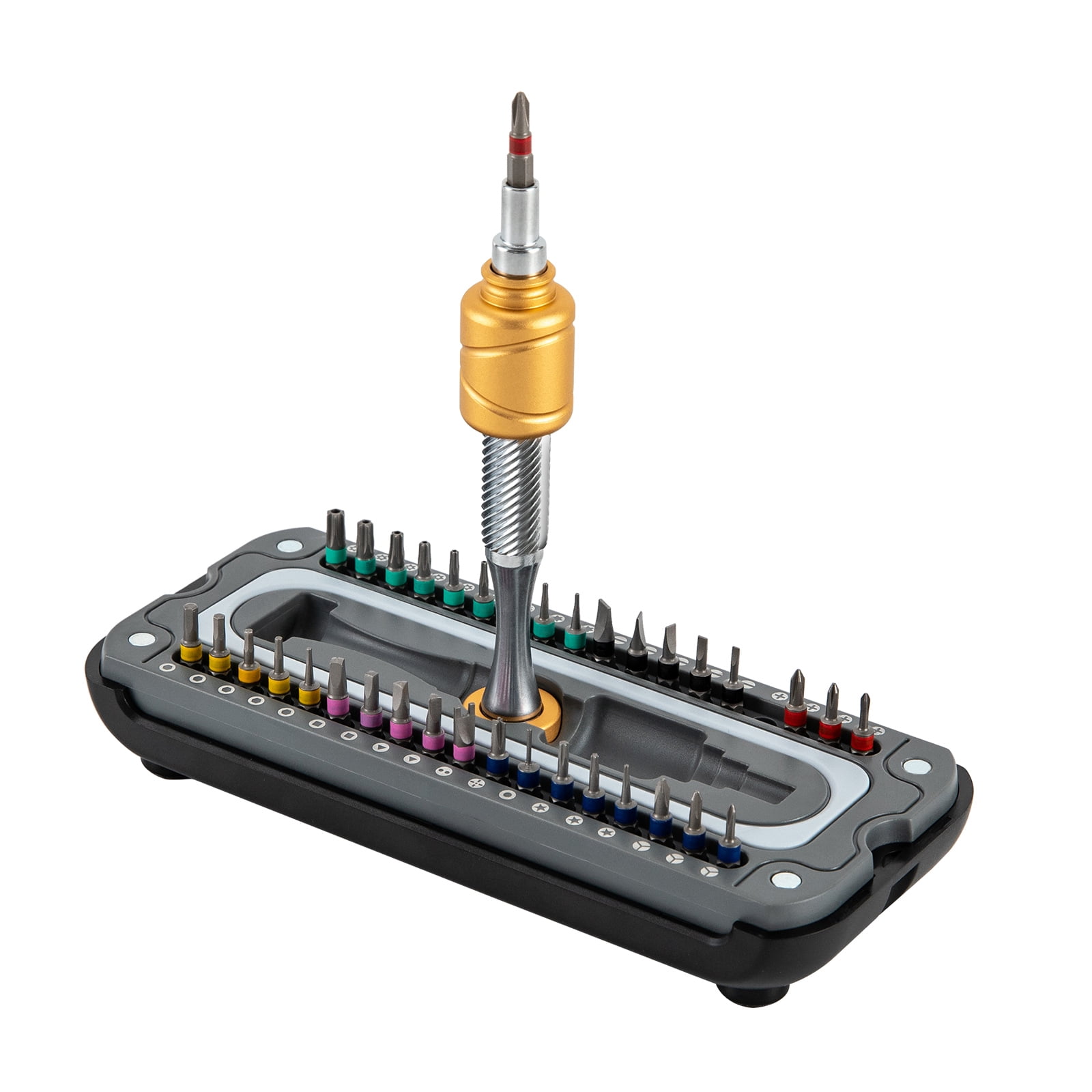 Electric Precision Screwdriver Kit, 25+ Bits, Cordless Design, 25000RPM ...