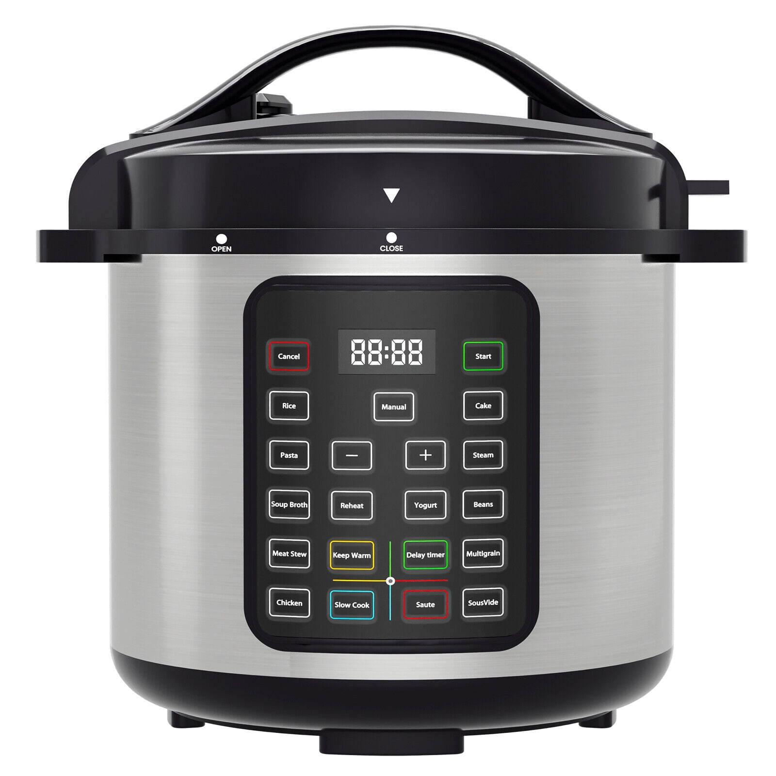 Electric Pressure Cooker 8 qt, Multi Cooker, Rice Cooker, Slow Cooker ...