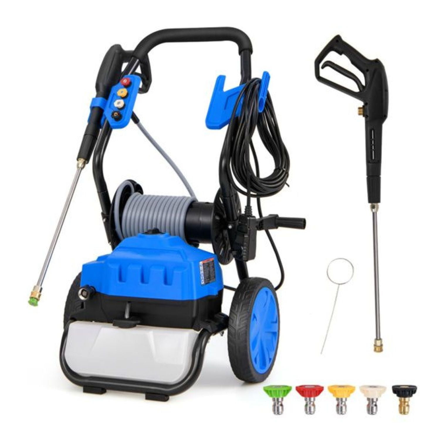 Electric Pressure Washer 2300 PSI 1.8 GPM - Portable High Power Cleaner ...