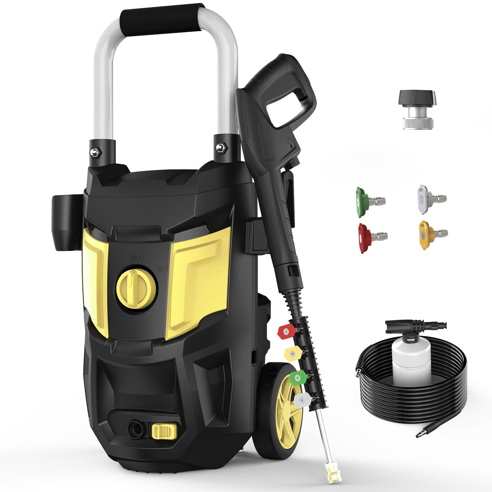 Electric Pressure Washer - 4500 PSI 2.8 GPM Electric Power Washer with ...