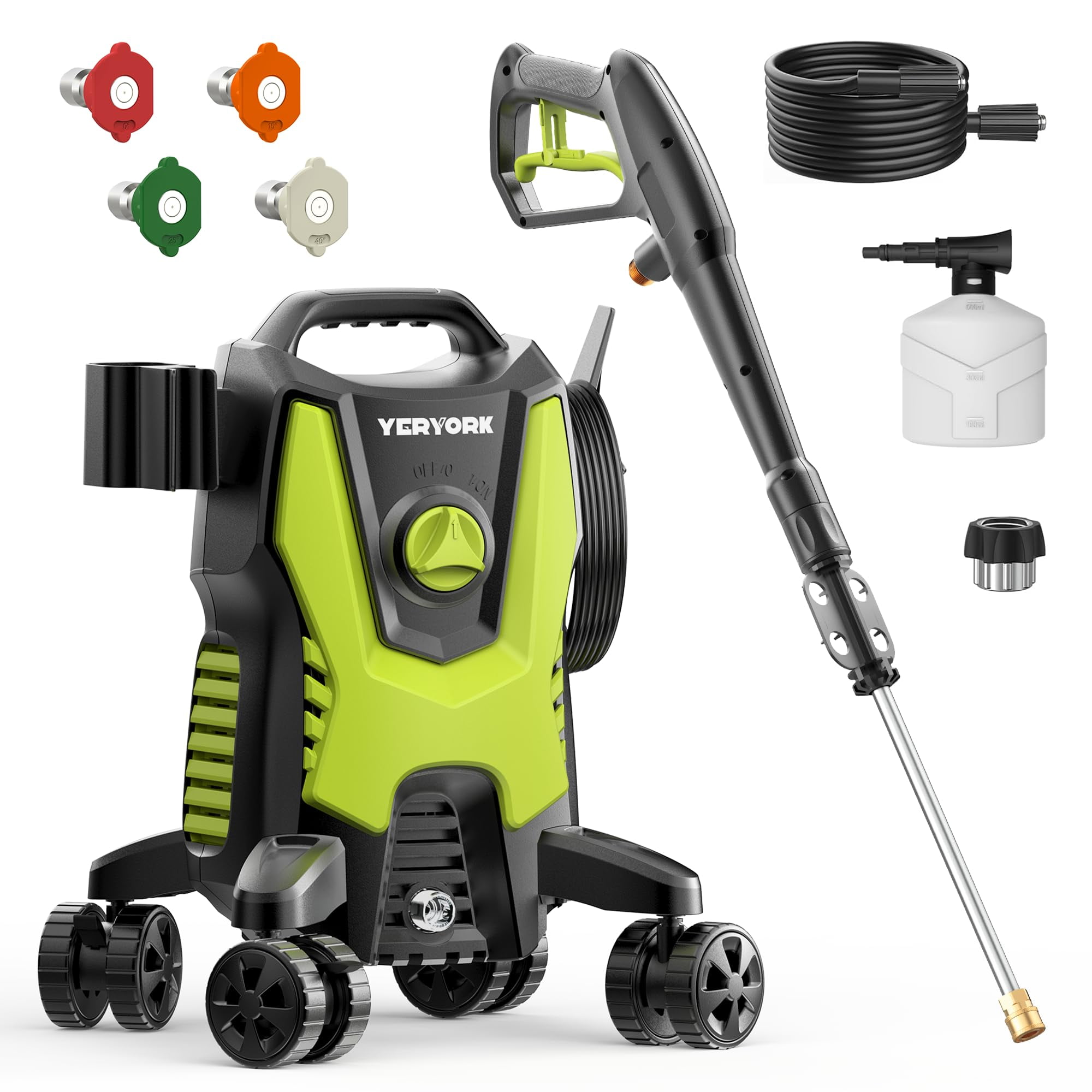 Electric Pressure Washer,4500 PSI 2.8 GPM Power Washer with Anti ...