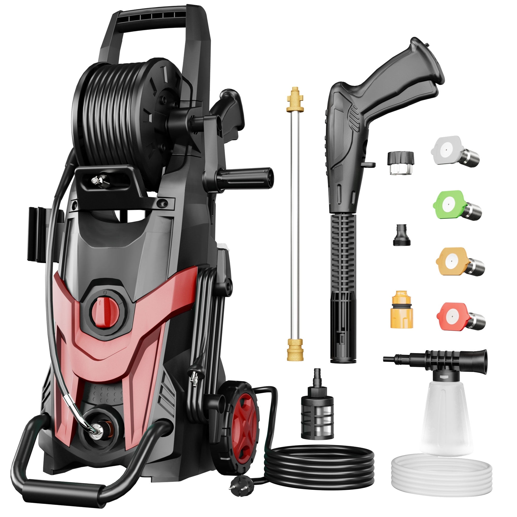 Electric Pressure Washer, 4500 PSI 3.2 GPM Power Washer with 4 Quick ...
