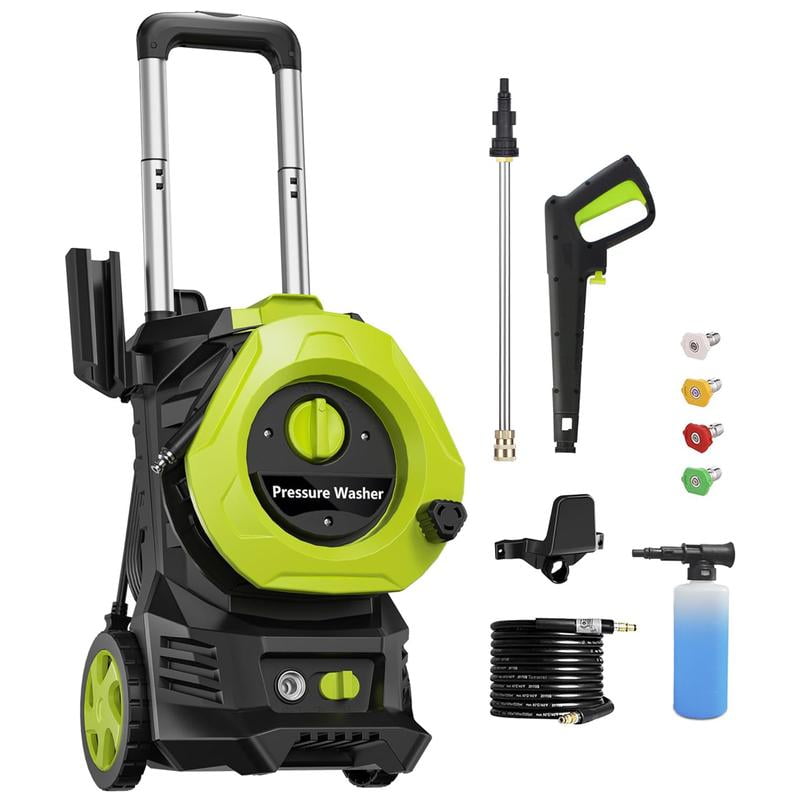 Electric Pressure Washer,4800PSI,Max 2.9 GPM Power Washer with 25 Feet ...