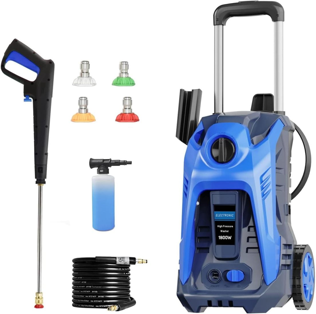 Electric Pressure Washer 4800PSI-Max 2.9GPM Pressure Washer with 25 ...