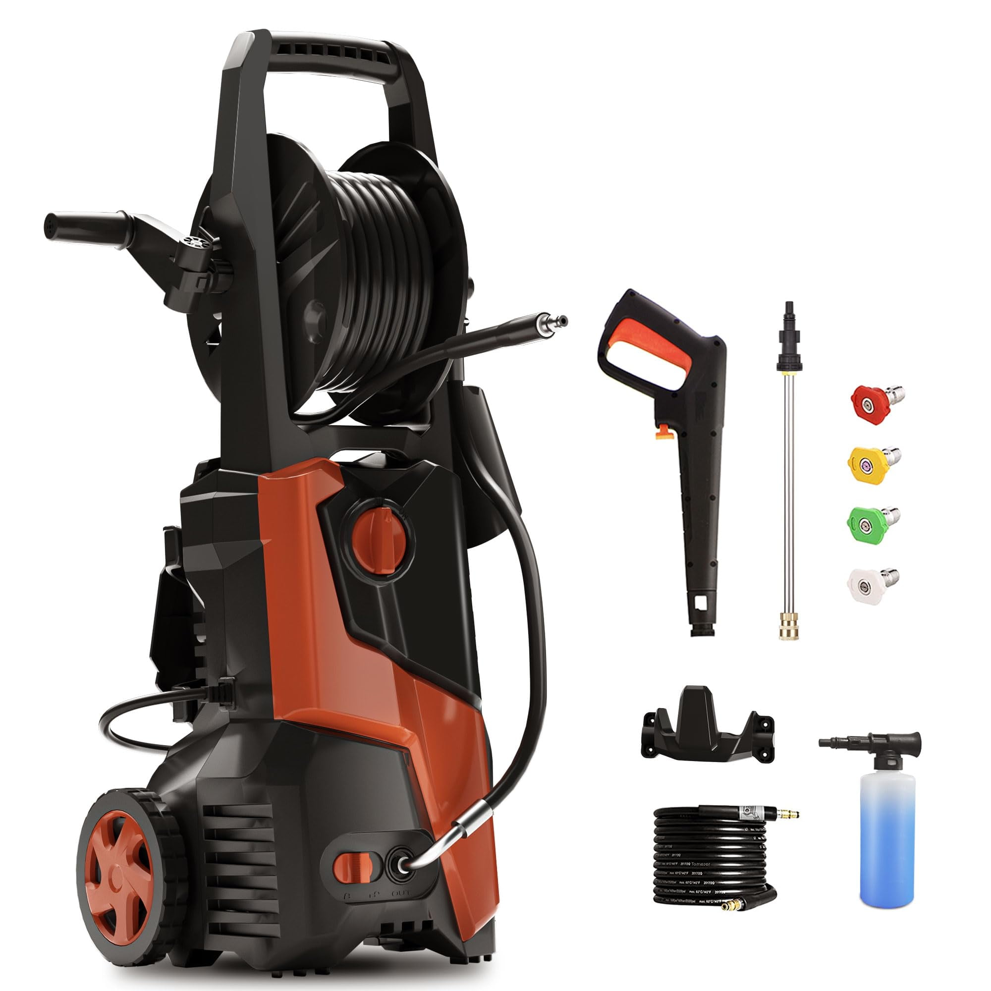 Electric Pressure Washer 5000 PSI 3.2 GPM Power Washer with 20ft Hose ...