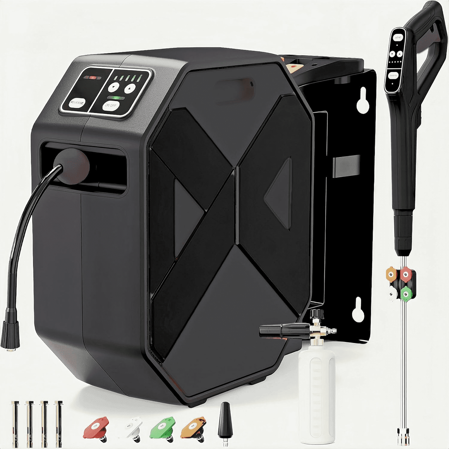 Electric Pressure Washer, 5000 PSI 3.2 GPM Wall Mounted Power Washer ...