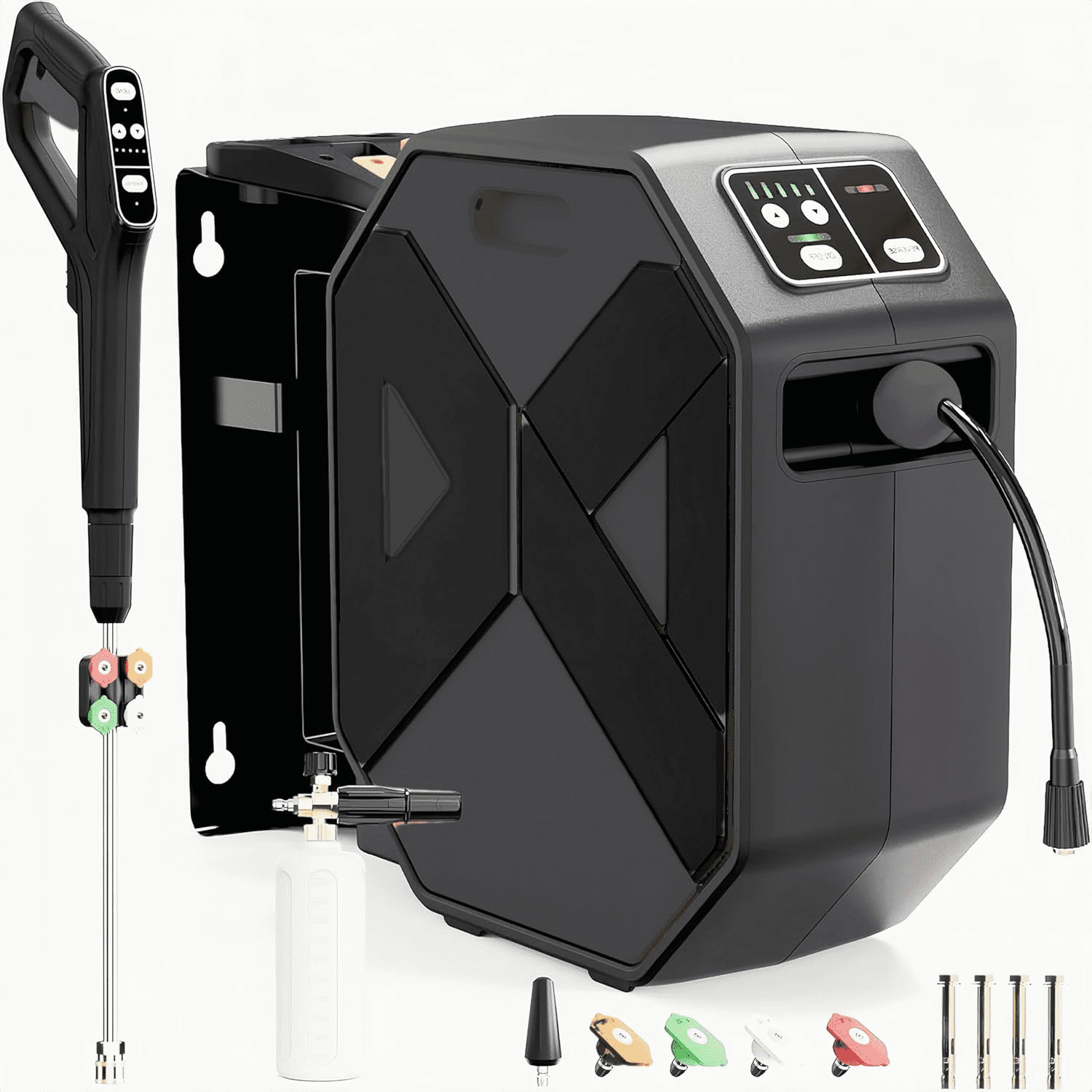 Electric Pressure Washer, 5000 PSI 3.2 GPM Wall Mounted Power Washer ...