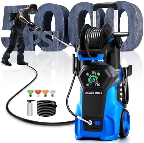 Electric Pressure Washer 5000 PSI 3.5 GPM – 2000W Power Washer with ...
