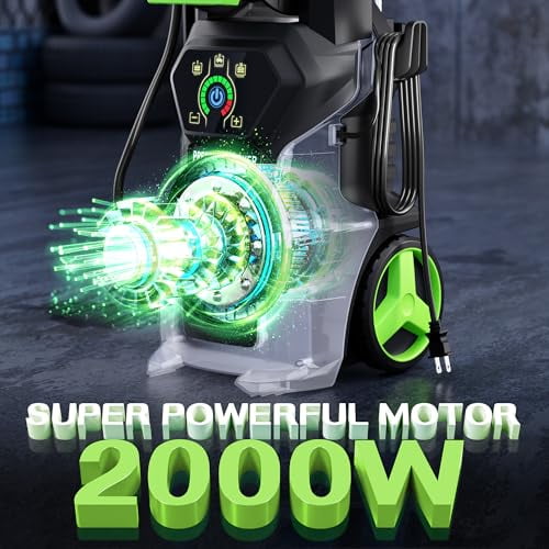 Electric Pressure Washer 5000 PSI - 3.5GPM Power Washer with 4 Quick ...