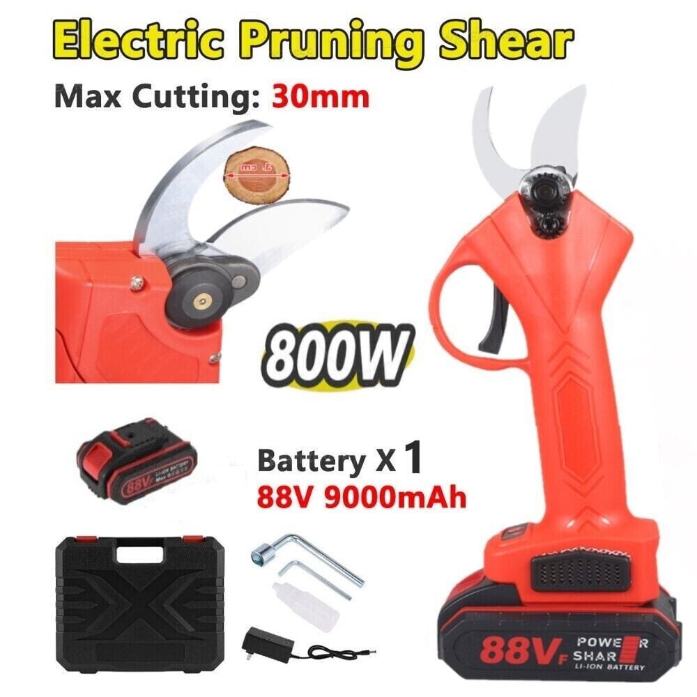 Electric Pruning Shears, Electric Branch Scissors Cordless Pruner with ...