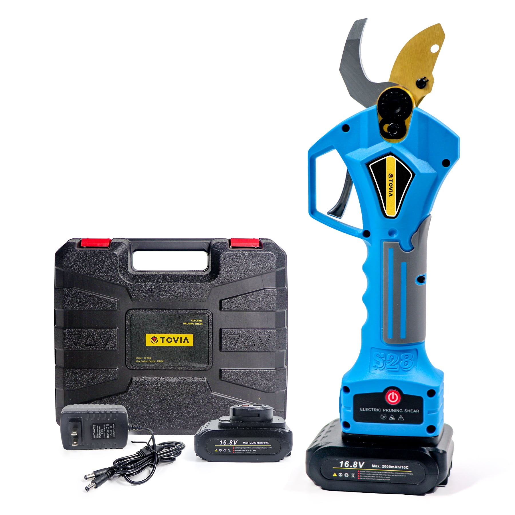 T TOVIA Electric Pruning Shears Right-Handed Hand Pruner and Looper ...