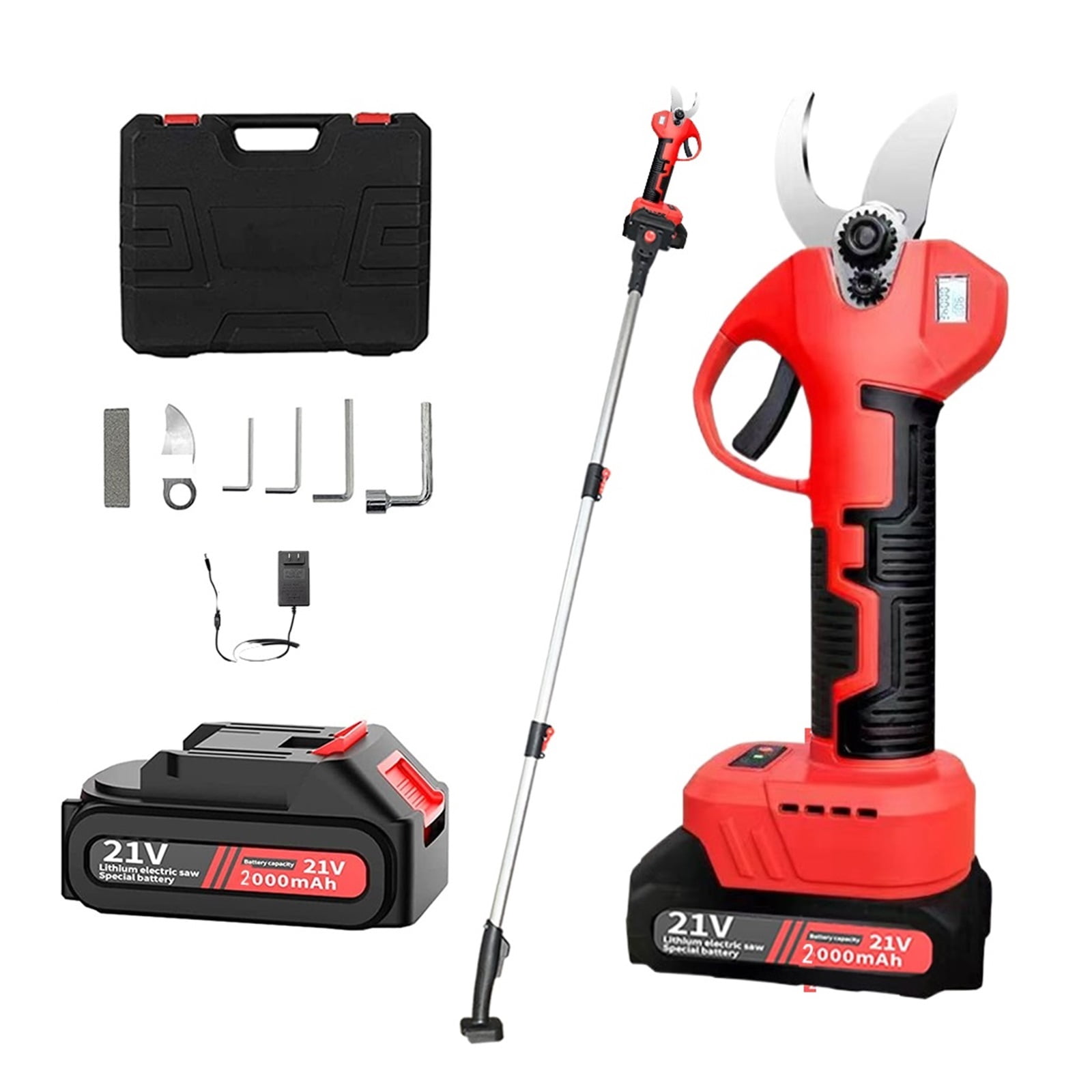 Electric Pruning Shears With LED Display, Professional Cordless ...