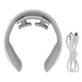 Electric Pulse Neck Massager Intelligent Voice 4 Head 6 Modes Kneading Pulse Shoulder Massager
