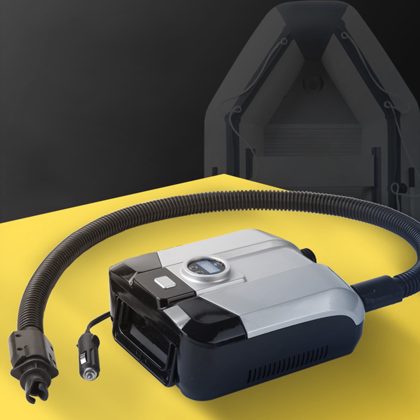 Electric Pump,Air Pump 12 Paddle Boat Inflator Deflator With Paddle ...