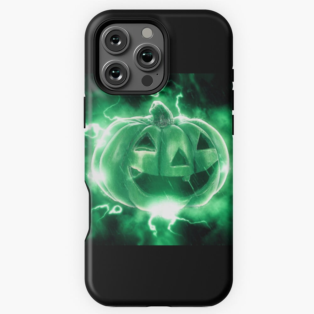 Electric Pumpkin Phone Case for iPhone 16 15 14 13 12 11 Pro Max ...