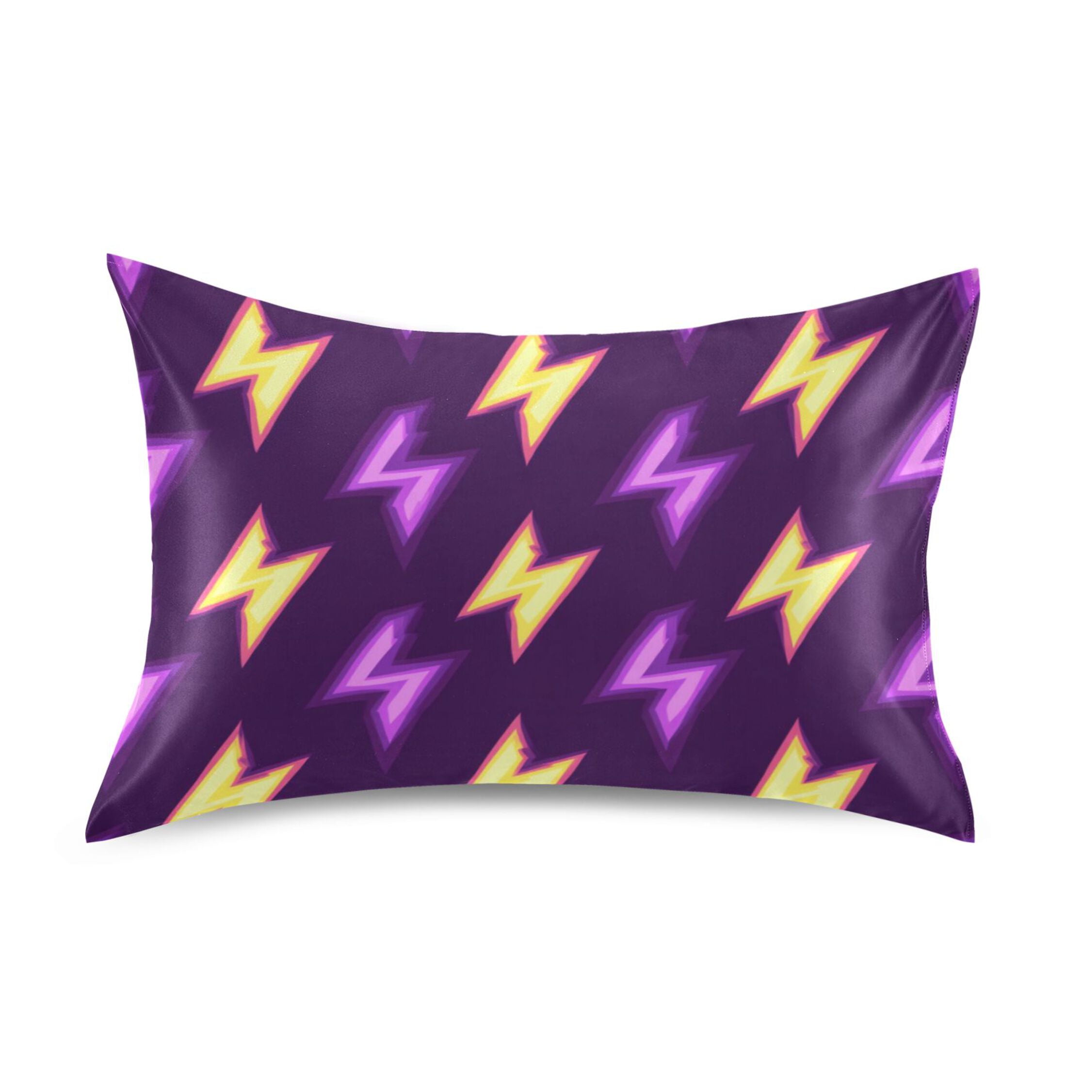 Electric Purple Pillowcase King Size Luxury Silky Soft Wrinkle ...