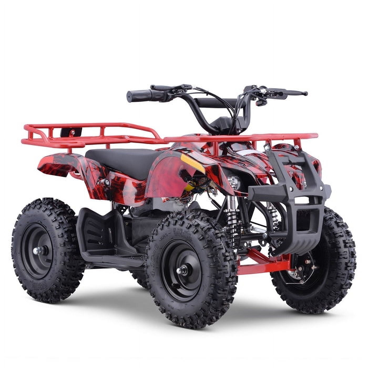 Electric 4-Wheeler for Kids, 24V 350W ATV, Max Speed 9mph, Load 120lb ...