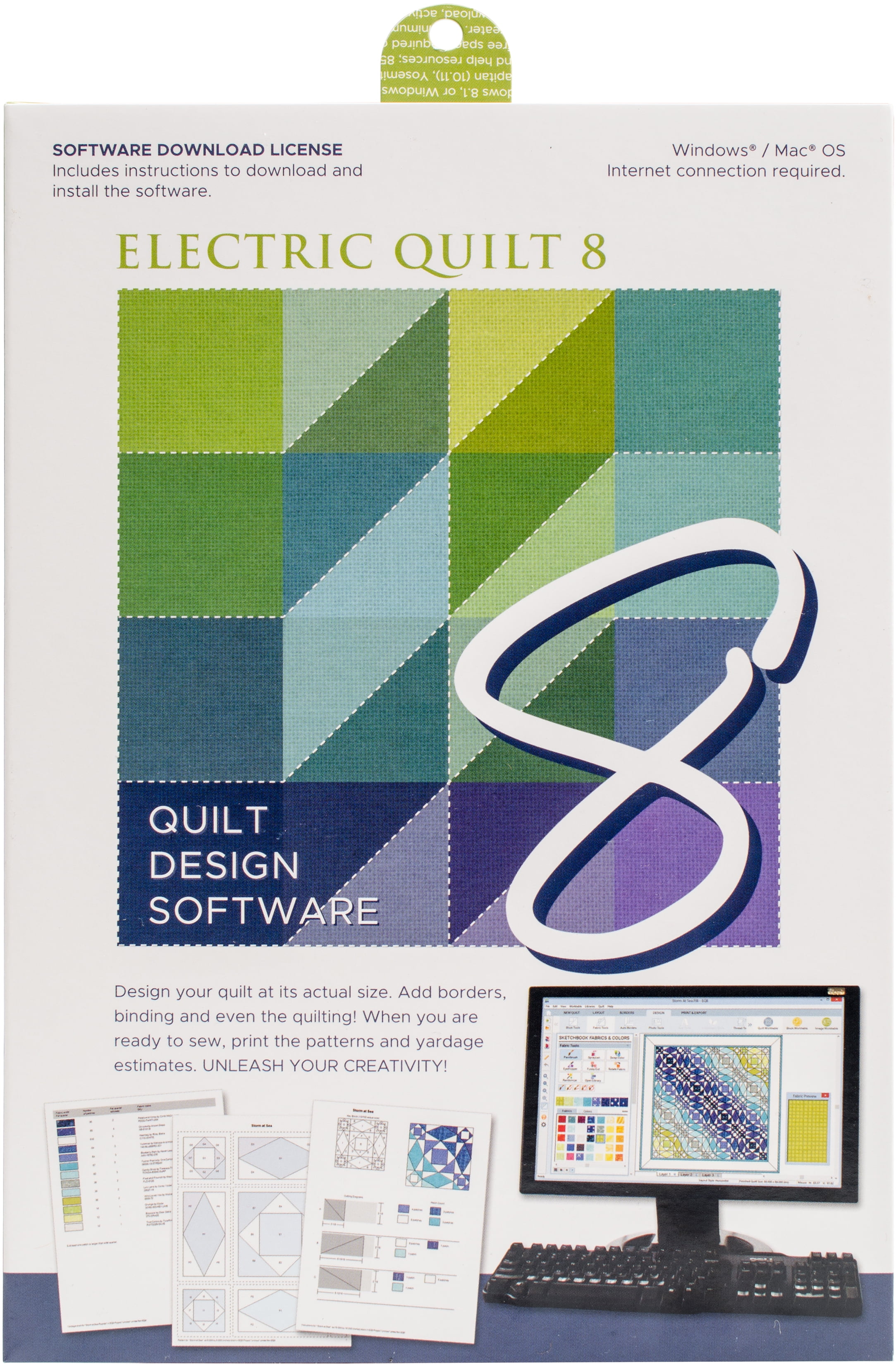 Electric Quilt A-0008EQ - Industry-Leading Quilt Design Software with ...