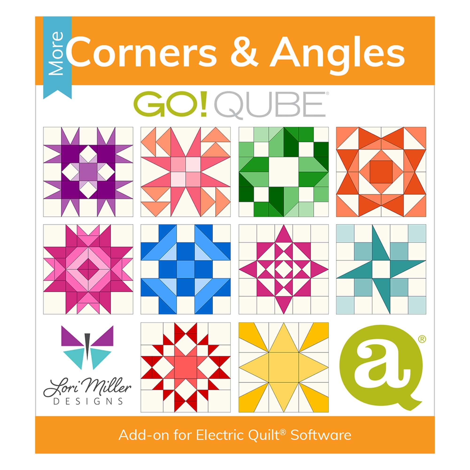 Electric Quilt Add-On for Accuquilt GO! Qube More Corners and Angles - Box Version - Walmart.com