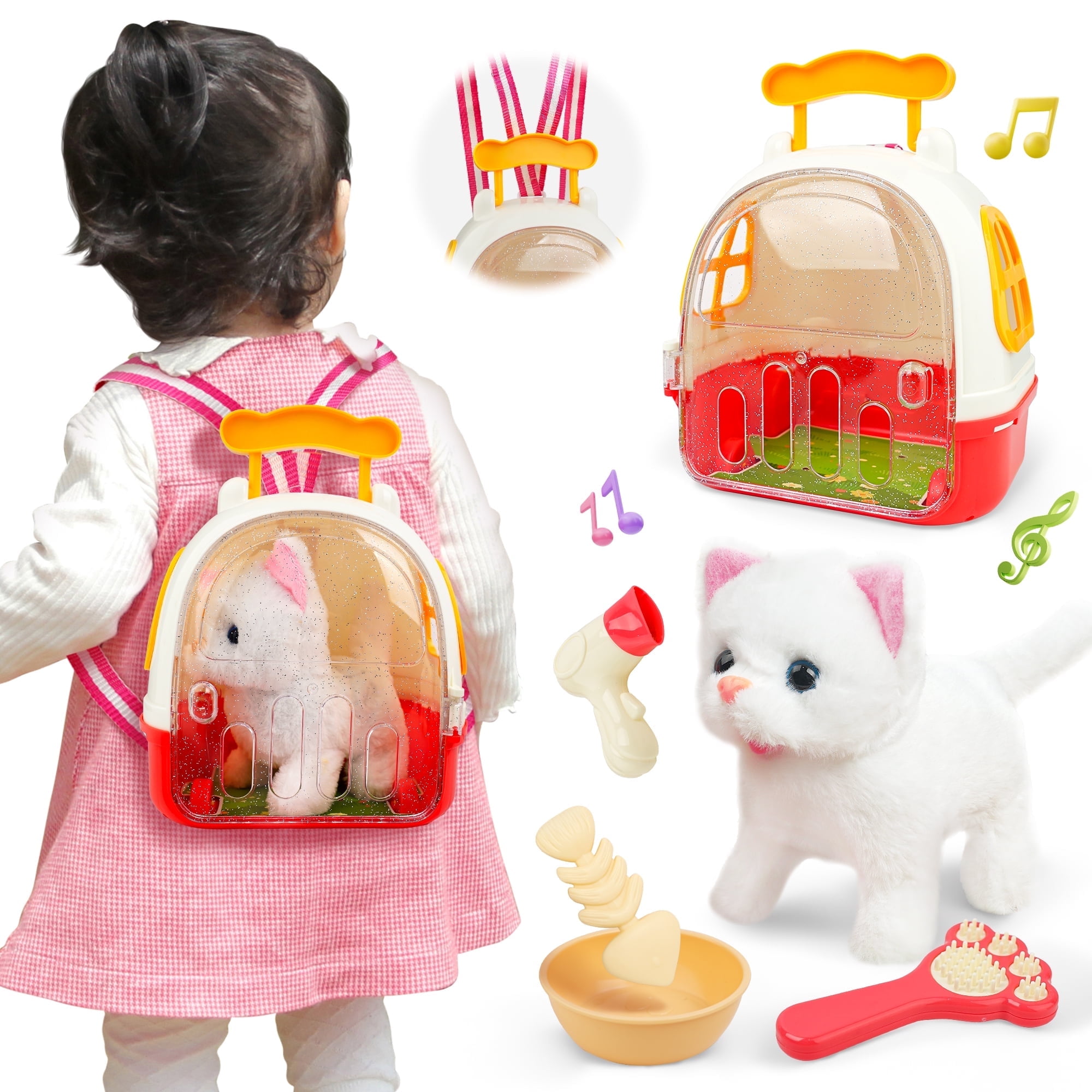 Rabbit Toys for Girls, Toy Choi's Electronic Jumping Rabbit with Wiggle ...