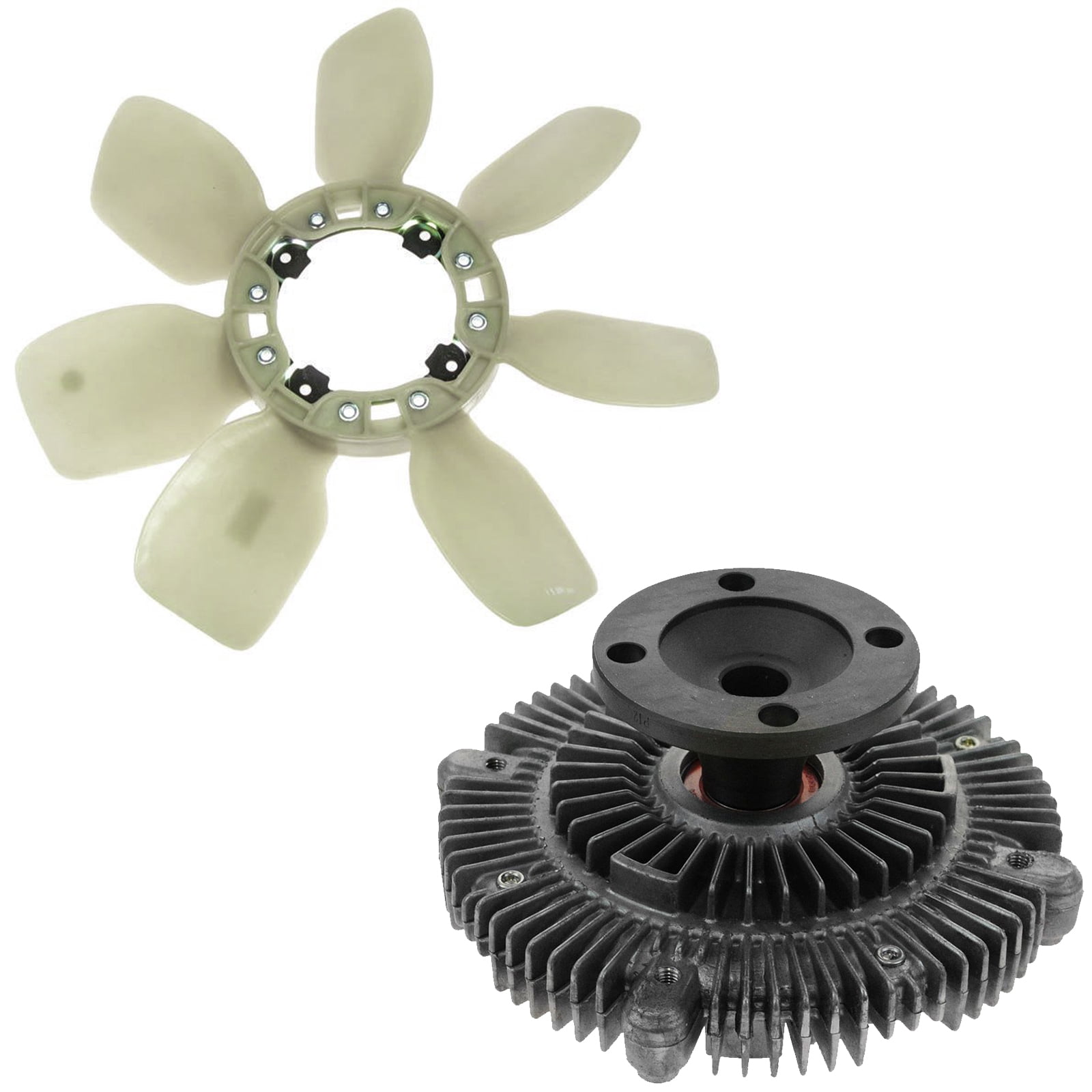 Electric Radiator Cooling Fan Clutch & Blade Kit for Toyota Pickup SUV ...