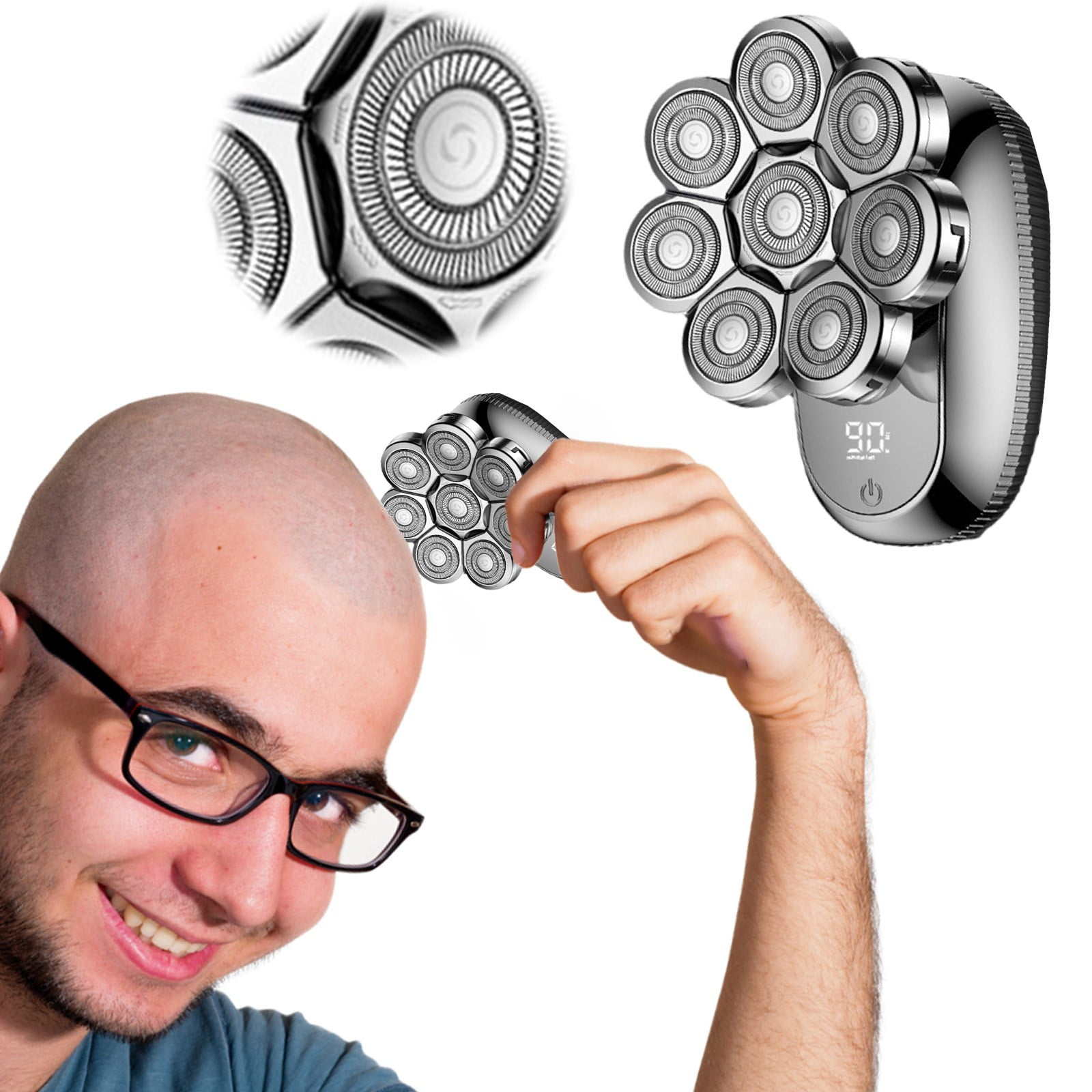 Electric Razor,6 in 1 Cordless Electric Painless Leg Shaver for Women ...