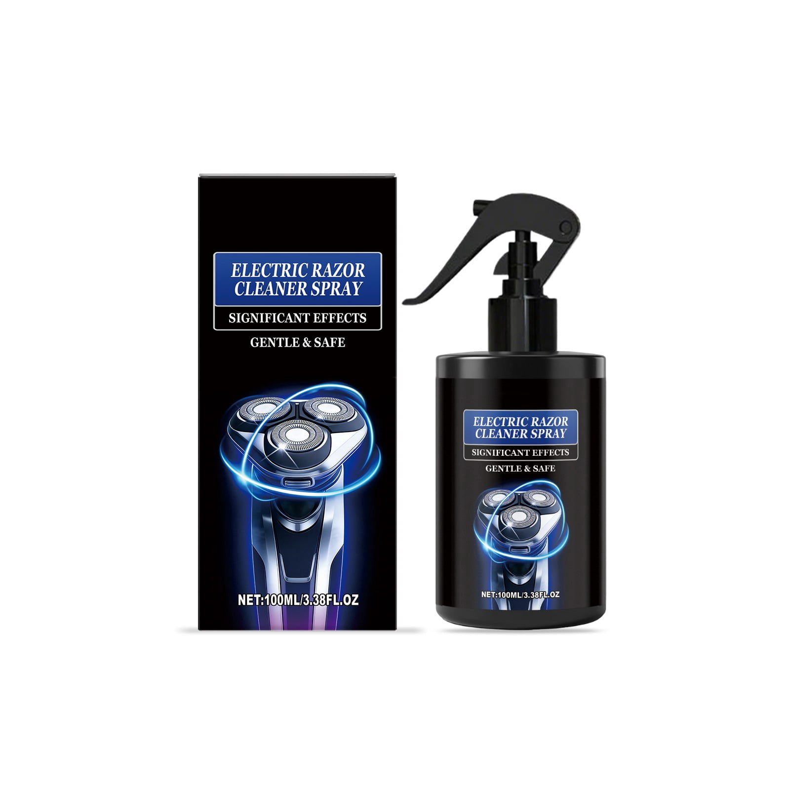 Electric Razor Cleaner Spray, Gentle Grooming Tool Odor Removal ...