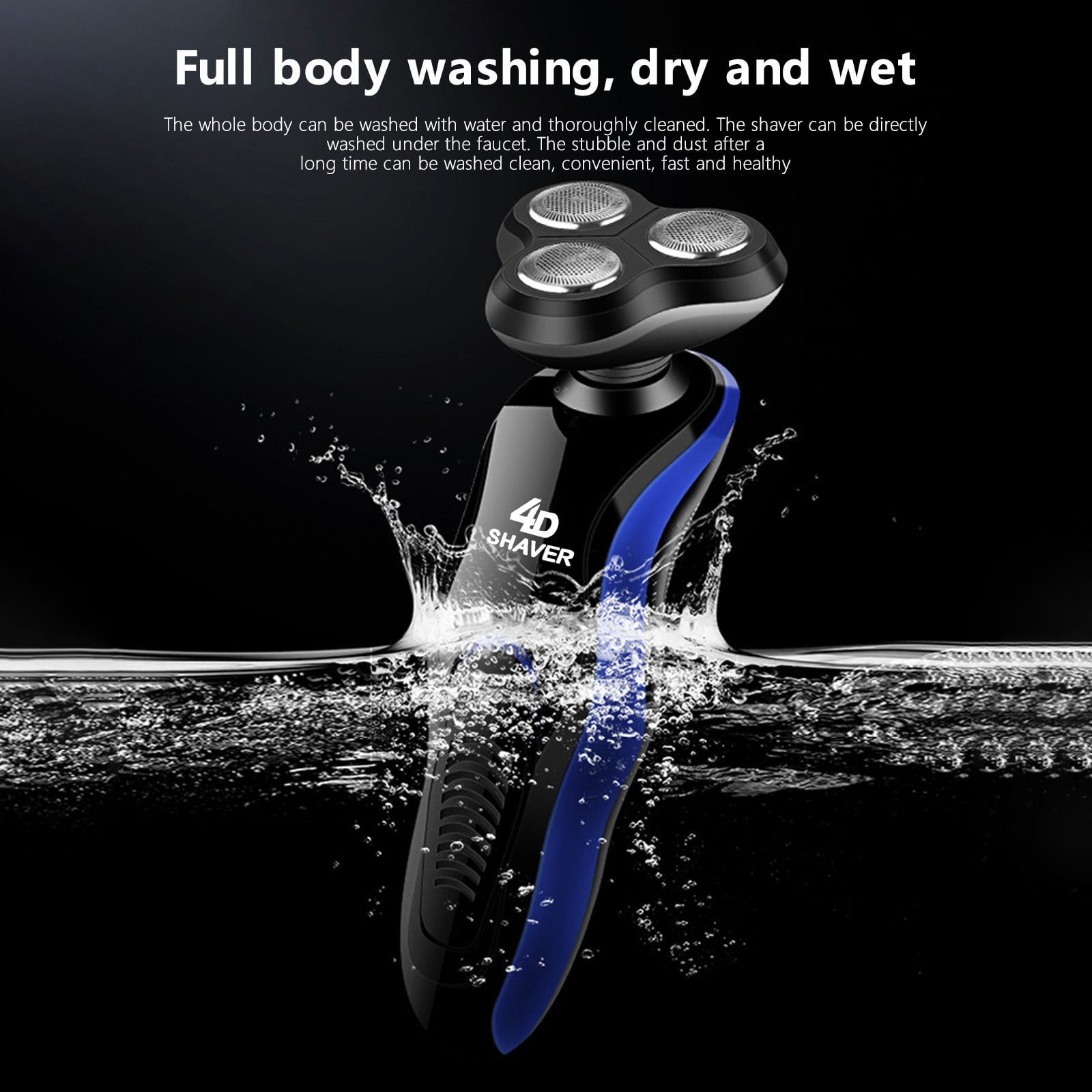 Electric Razor Grooming Kit for Men, 4-in-1Beard, Hair, Nose, and ...