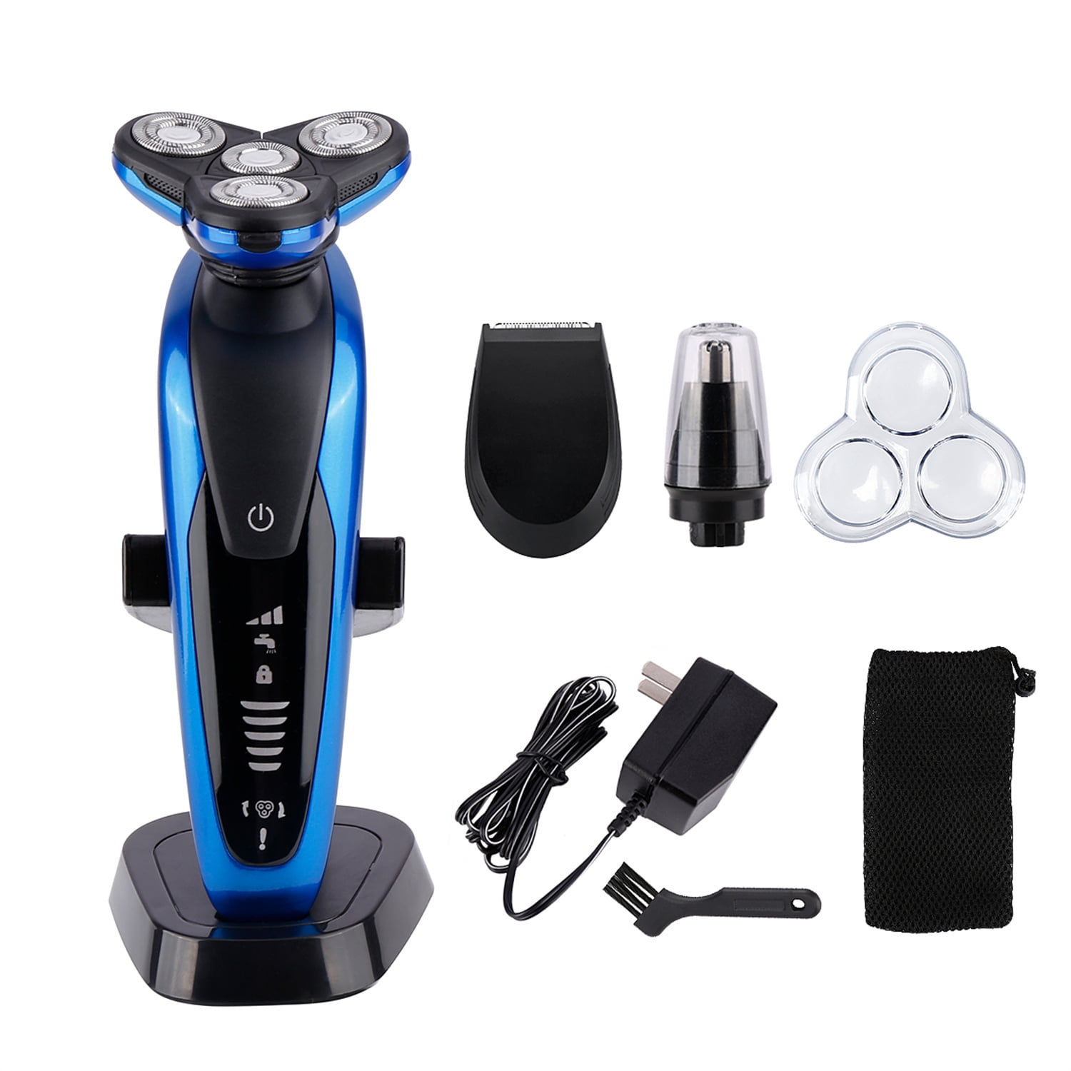 Bexikou Electric Razor for Men, Rechargeable Cordless Shaver, 360 ...