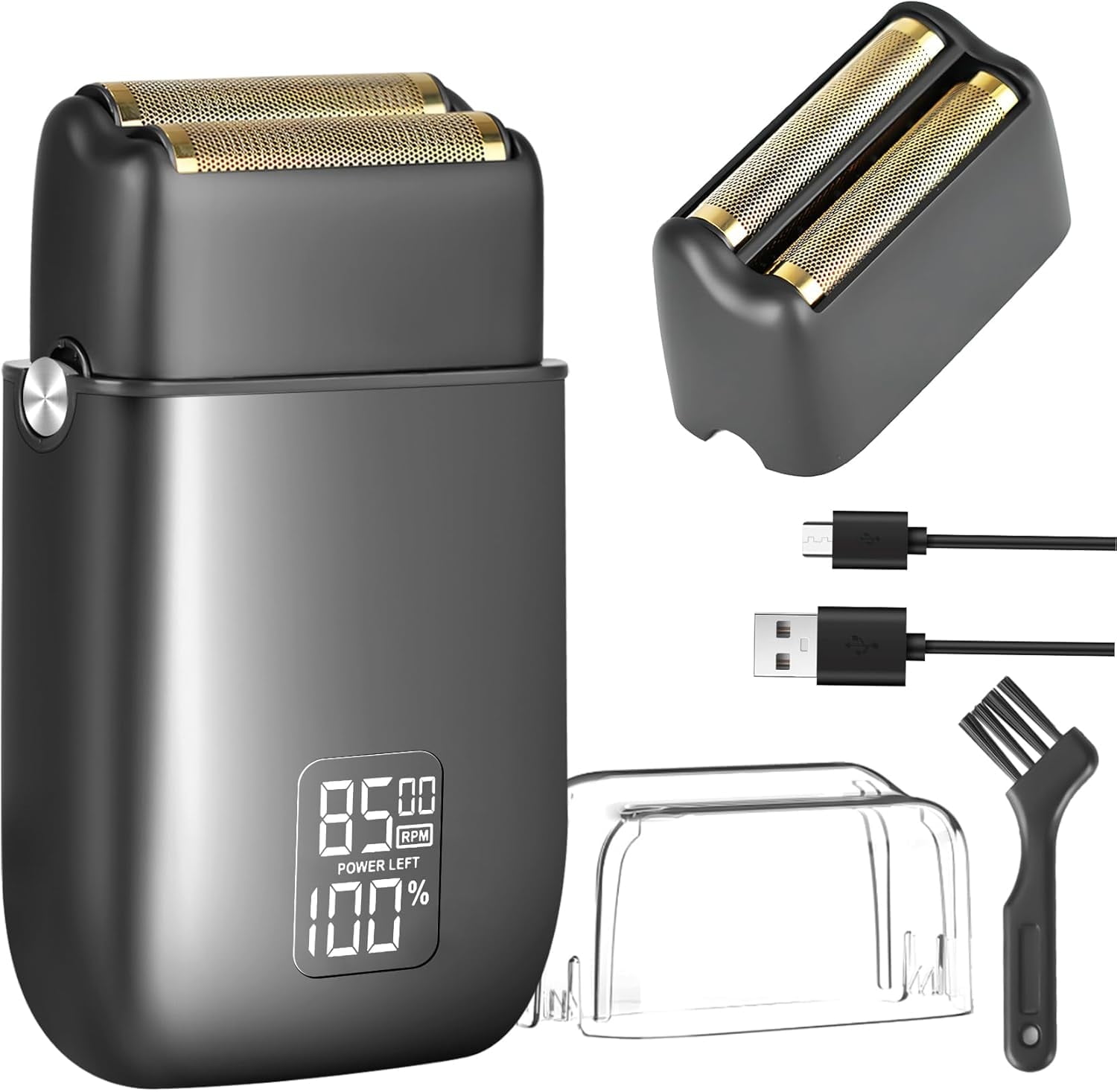 Electric Razor for Men, Electric Foil Shavers, 3-Speed Foil Shaver with ...