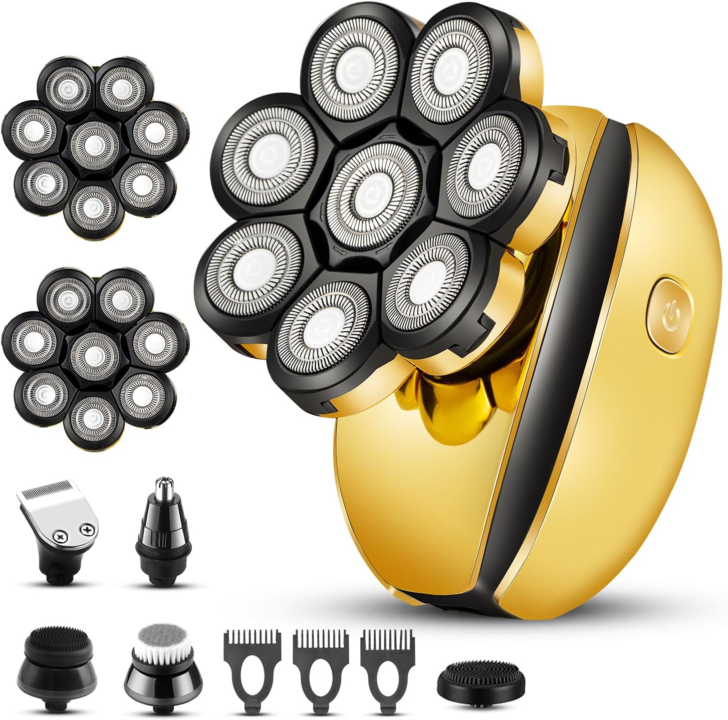 Electric Razor for Men Head Shavers for Bald Men Cordless Grooming Kit ...