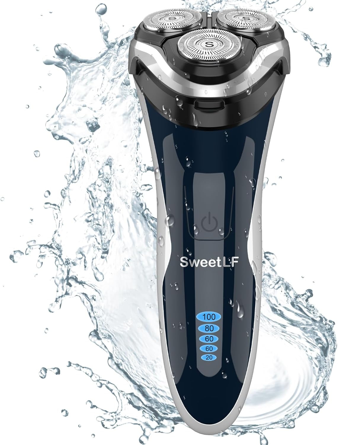 Electric Razor for Men, SweetLF Electric Shaver 100% Waterproof ...
