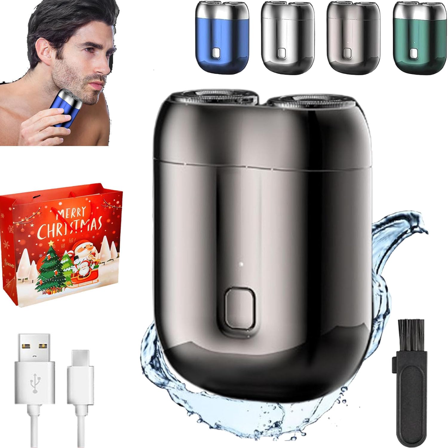 Electric Razor, Shaver,New Model Mini Dual-Head Electric Shaver ...