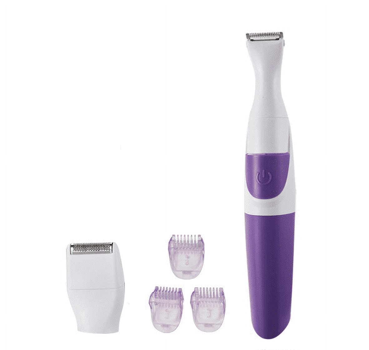 Electric Razor for Women, 2 In 1 Womens Shaver for Pubic Hair Wet & Dry ...