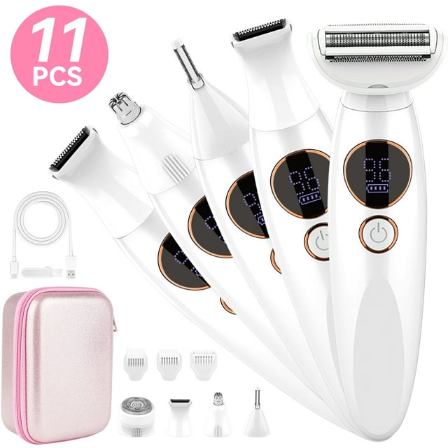 SZZJKJ Electric Razors for Women, 5 in 1 Shaver for Women, Wet and Dry ...